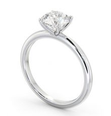 Round Diamond Engagement Ring Palladium Solitaire - Erica | Angelic ...