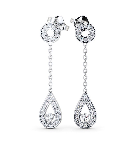 Drop Diamond Earrings | Angelic Diamonds
