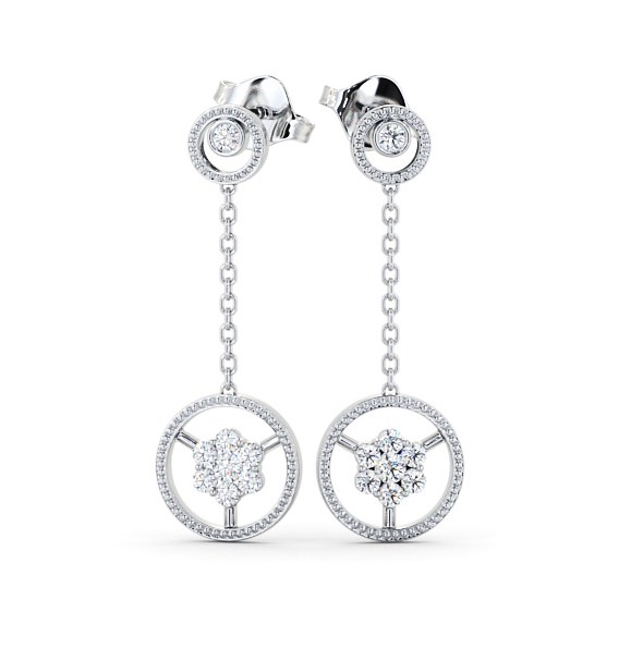 Drop Diamond Earrings | Angelic Diamonds