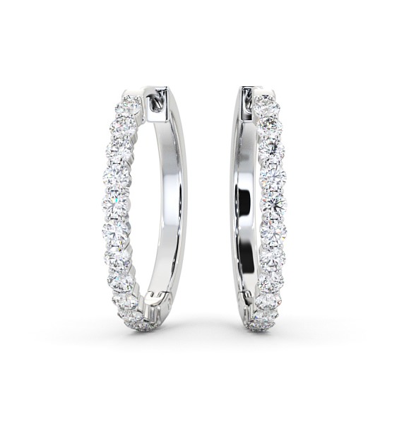 Diamond Hoop Earrings | Angelic Diamonds