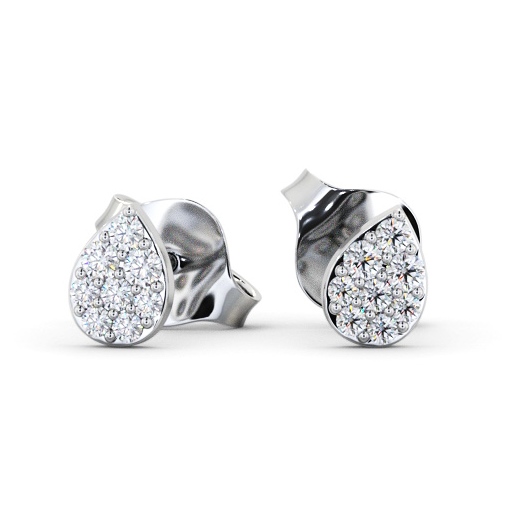 Cluster Diamond Earrings | Angelic Diamonds