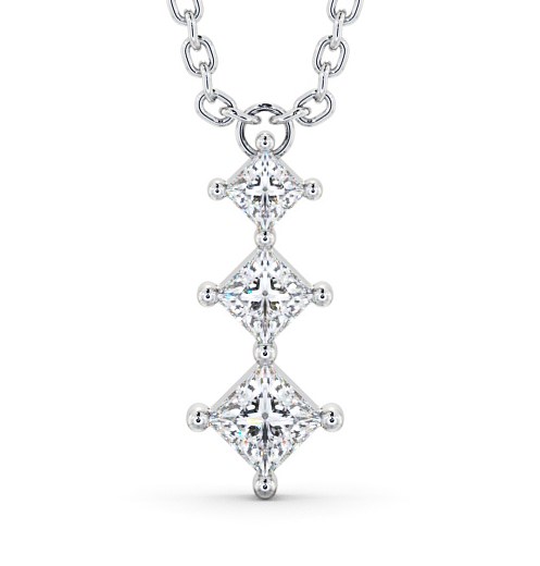 Princess Diamond Pendants & Necklaces | Angelic Diamonds