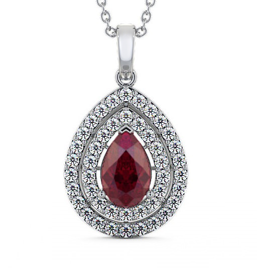Ruby Gemstone Pendants | Angelic Diamonds