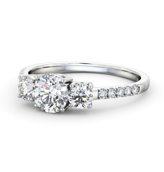 Three Stone Diamond Engagement Rings | Angelic Diamonds